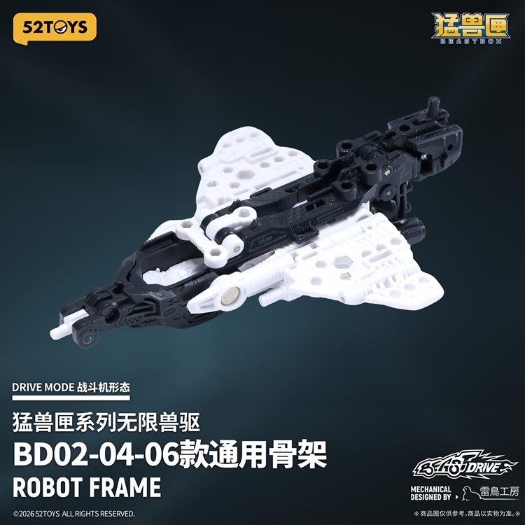 52Toys BD-06 Beast Box Series - WO CHAO framework